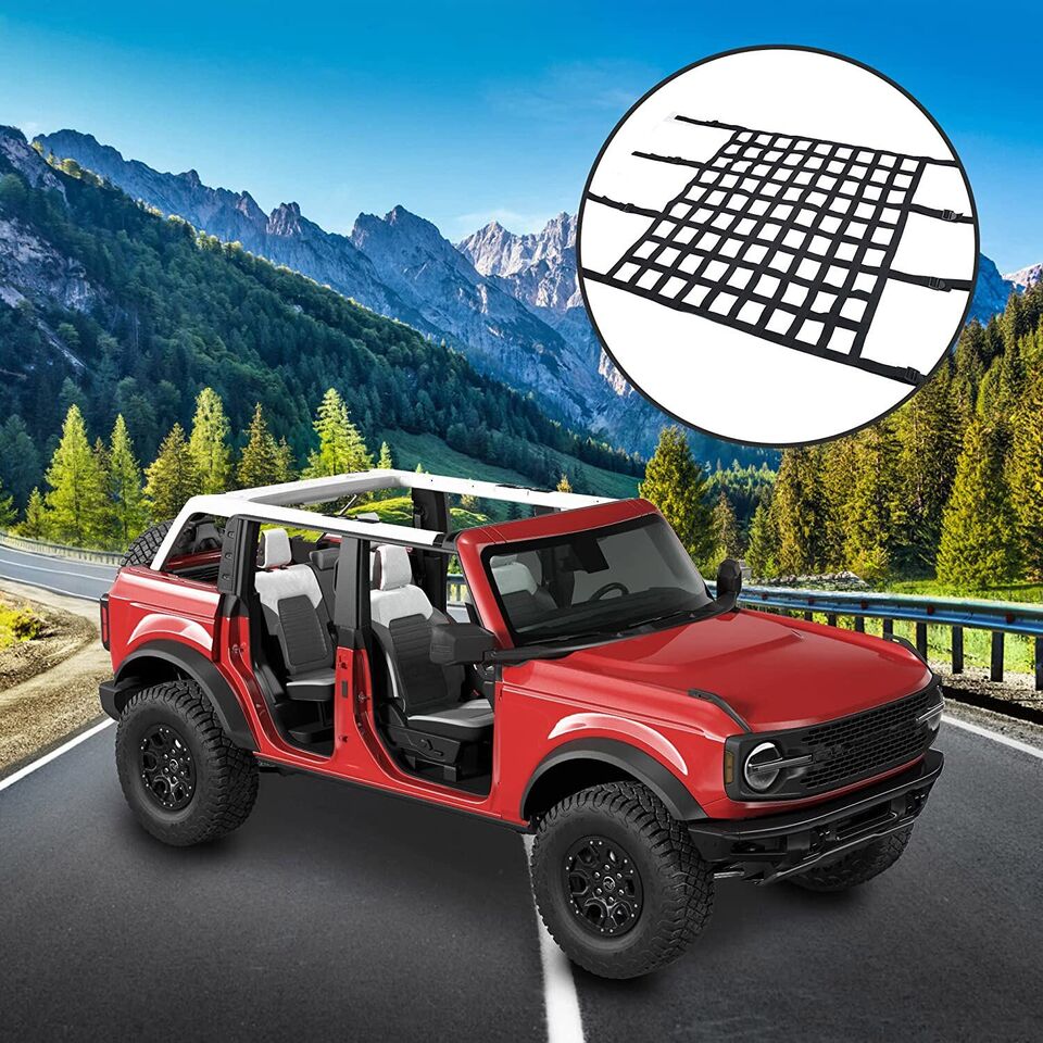 Car Roof Mesh Hammock for Ford Bronco 2021-23 4 Door – am-wrangler