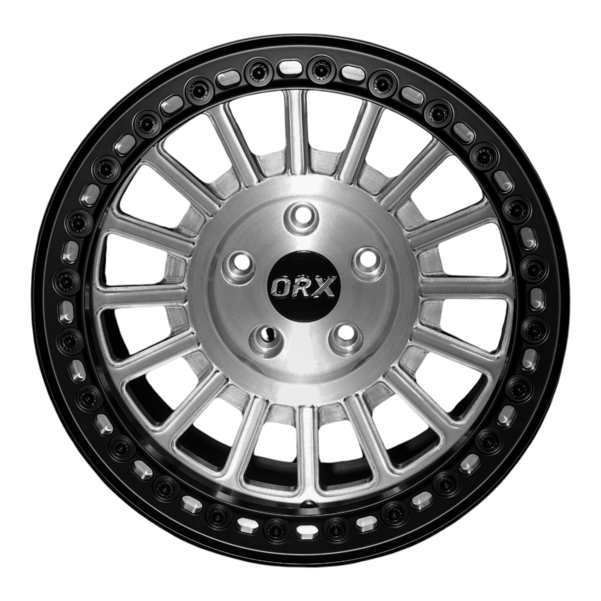 ORYX Forged Aluminum Bead lock Rims-ORX02 Machined wheel with Matt bla ...