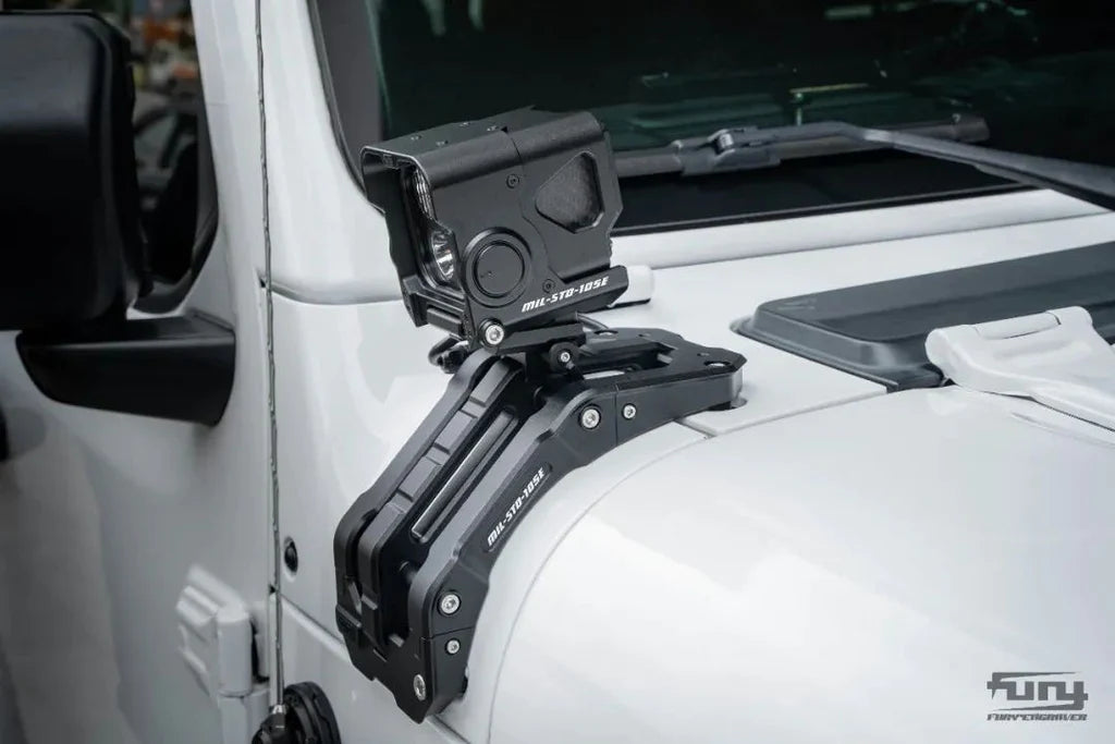 Fury Gravity Series A-pillar integrated lighting system for Wrangler J ...