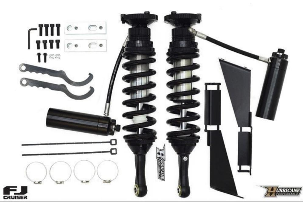 HURRICANE PERFORMANCE 2.5 DOUBLE ADJUSTABLE FRONT RACING SHOCKS & REAR ...